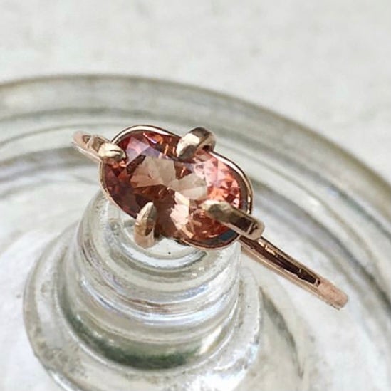 Stone Rings - handmade gemstone focal rings in minimalist bezel or ...